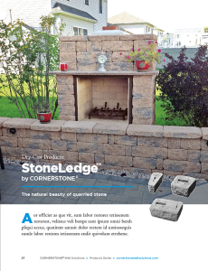 Ledge Stone Walls - Landscape Retaining Wall Blocks - CornerStone®