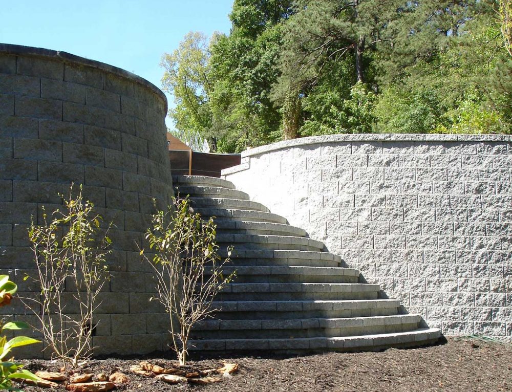 Shrewsbury Commons CornerStone Block Retaining wall
