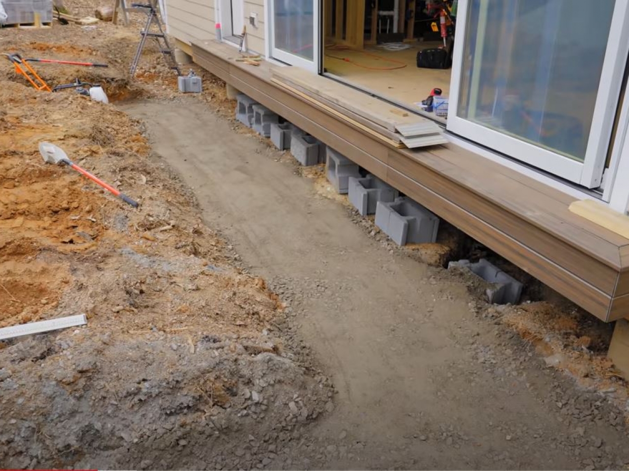 Crafted Workshop Raised Patio with 100 Retaining Wall