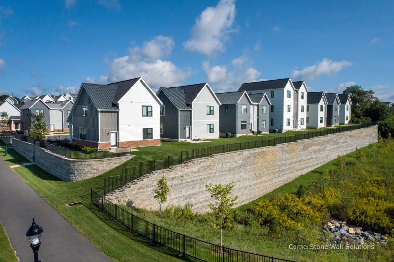 Retaining Walls Maximize Development at Penn State