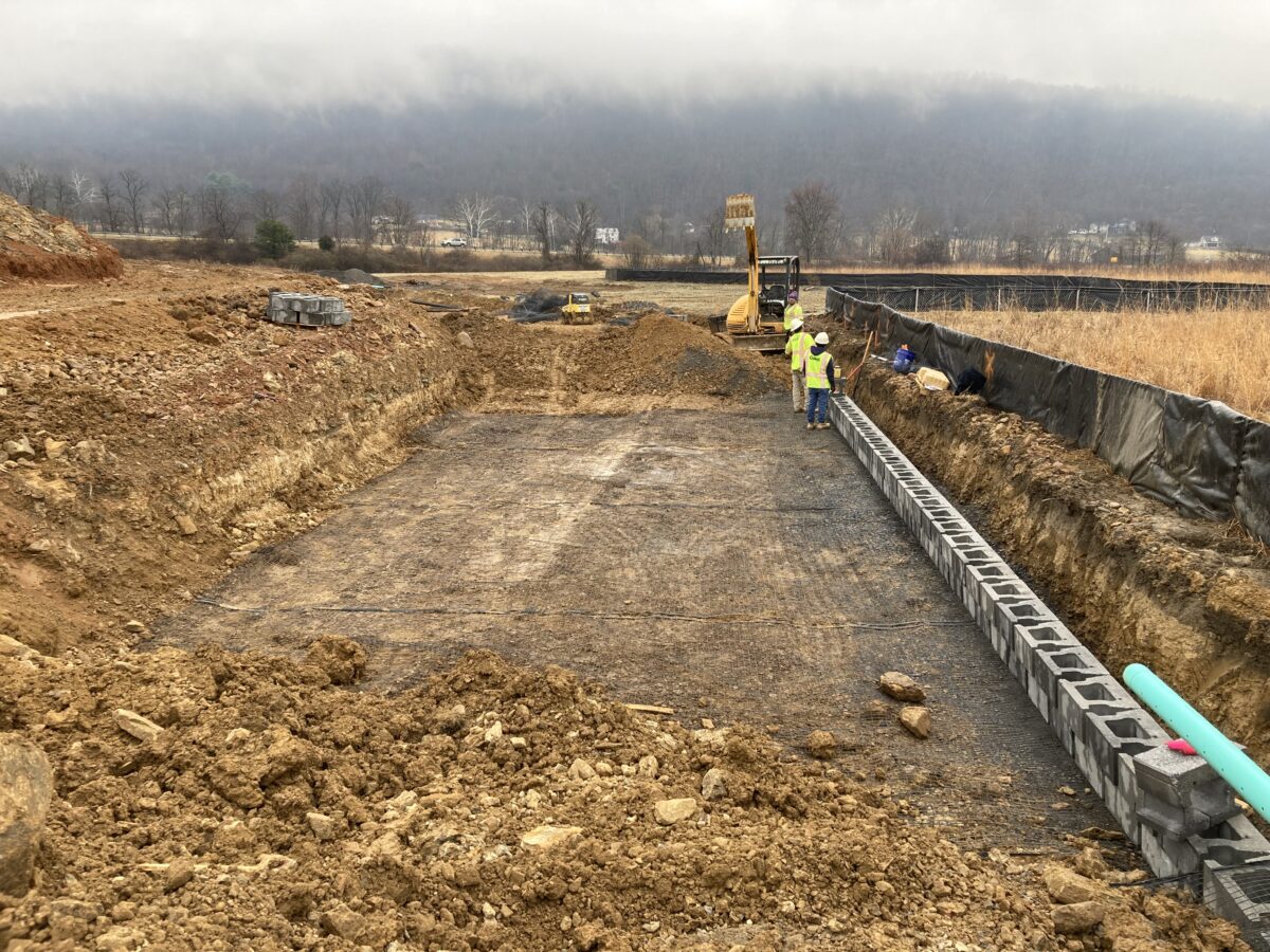 Retaining Walls Pivotal to Hillside Development’s Distribution Facility