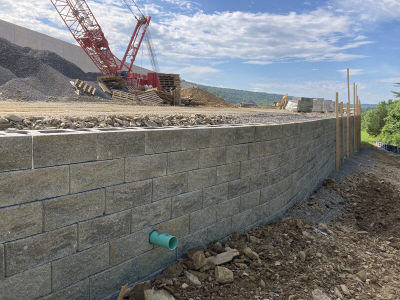 Retaining Walls Pivotal to Hillside Development’s Distribution Facility